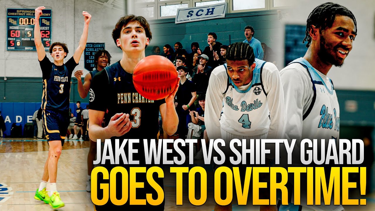 JAKE WEST GETS TESTED VS SHIFTY PHILLY GUARD IN HEATED OVERTIME MATCHUP ...