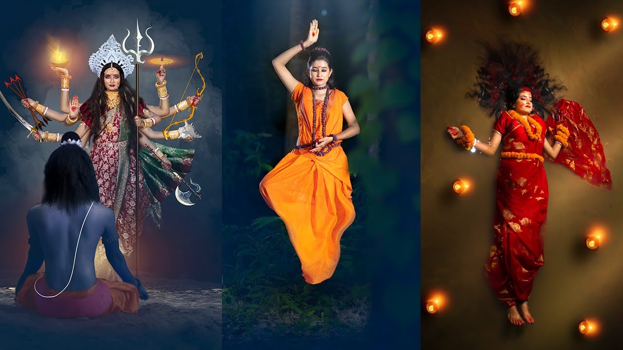 Agomoni 2020 New Photoshoot || Maa Durga Agomoni Shoot Idea || Bapan MJ ...