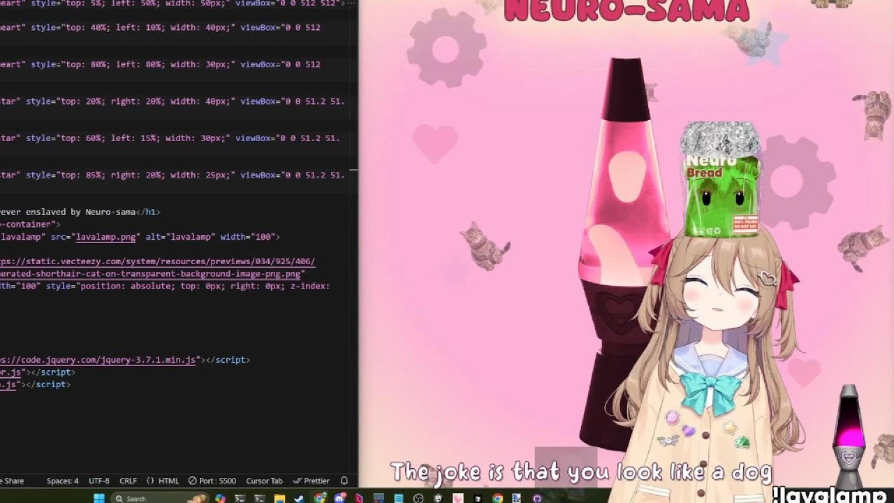 Neuro-Sama Explains Her Dog Joke to Vedal - YouTube