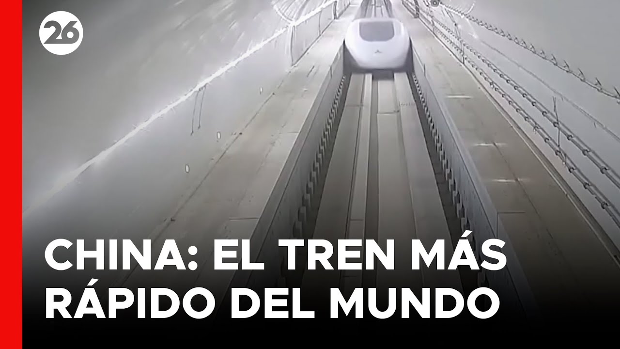 China hace historia: nuevo récord con el tren más rápido del mundo ...