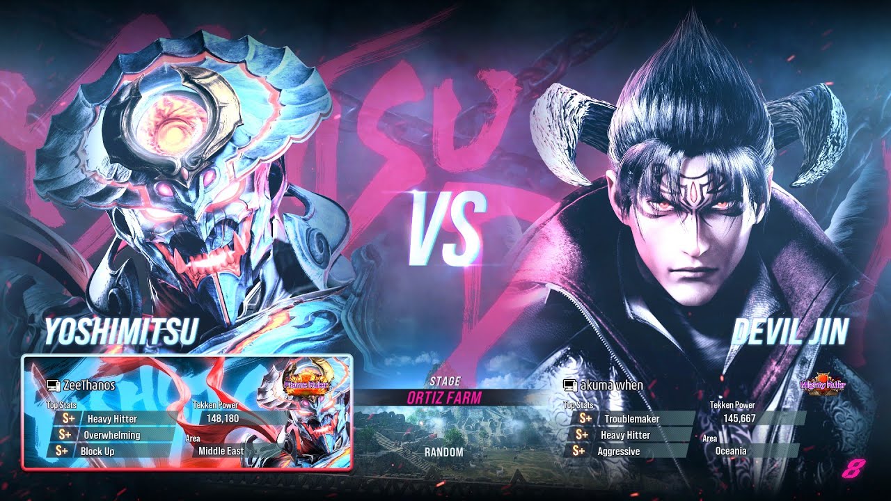 Tekken 8 | ZeeThanos (Yoshimitsu) VS Akuma When (Devil Jin) |Rank Match ...