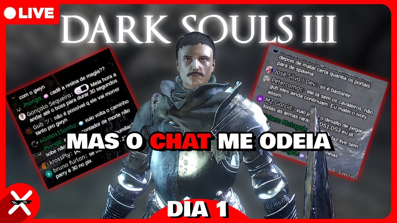 🔴 DARK SOULS 3, mas o CHAT me odeia (pix = !quest) - !comandos - YouTube