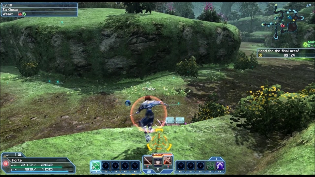 Phantasy Star Online 2 Forest Exploration - YouTube