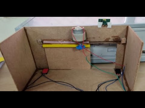 Project 32 - Automatic door open and close system - YouTube