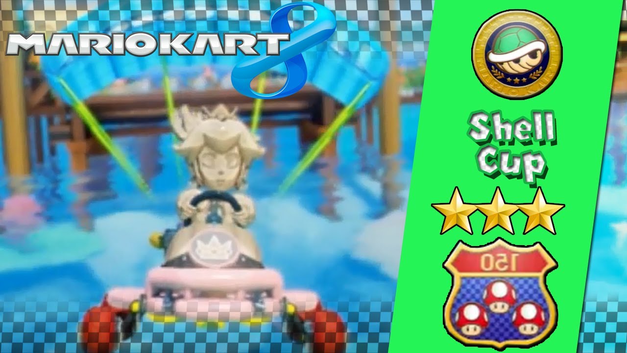 Mario Kart 8 WiiU - Mirror Mode Shell Cup Triple-Star Rank! - YouTube