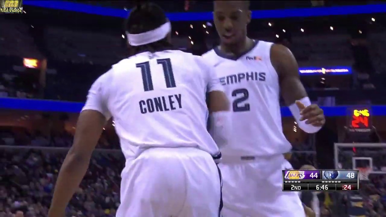 Mike Conley vs Los Angeles Lakers - Full Highlights 25.02.2019 - YouTube