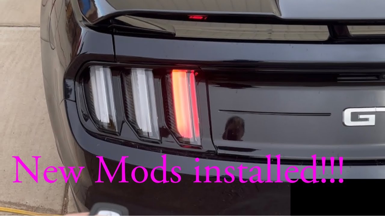 Installing new Mods on my new Mustang 8 Days into Ownership!!! - YouTube