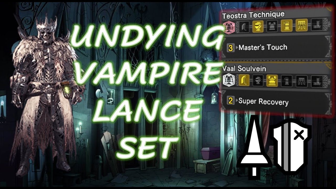 UNKILLABLE VAMPIRE LANCE TANK SET | MHW: ICEBORNE - YouTube