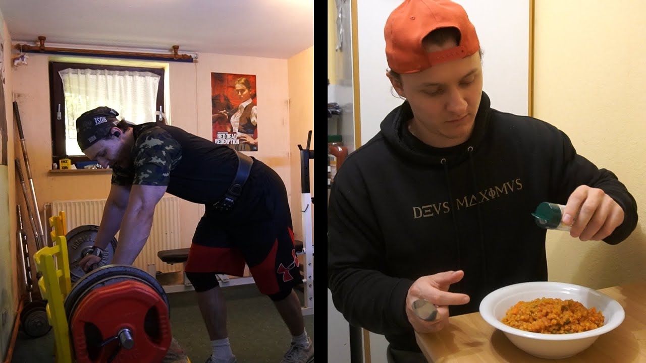 Beintraining und leckeres Linsengericht - Diät Tag 9 - YouTube