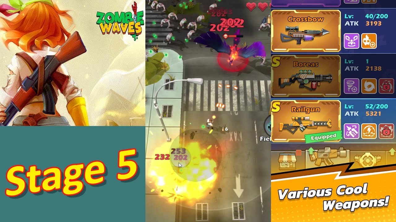 Stage 5 | Zombie Waves | JasonX Gaming 2812 - YouTube