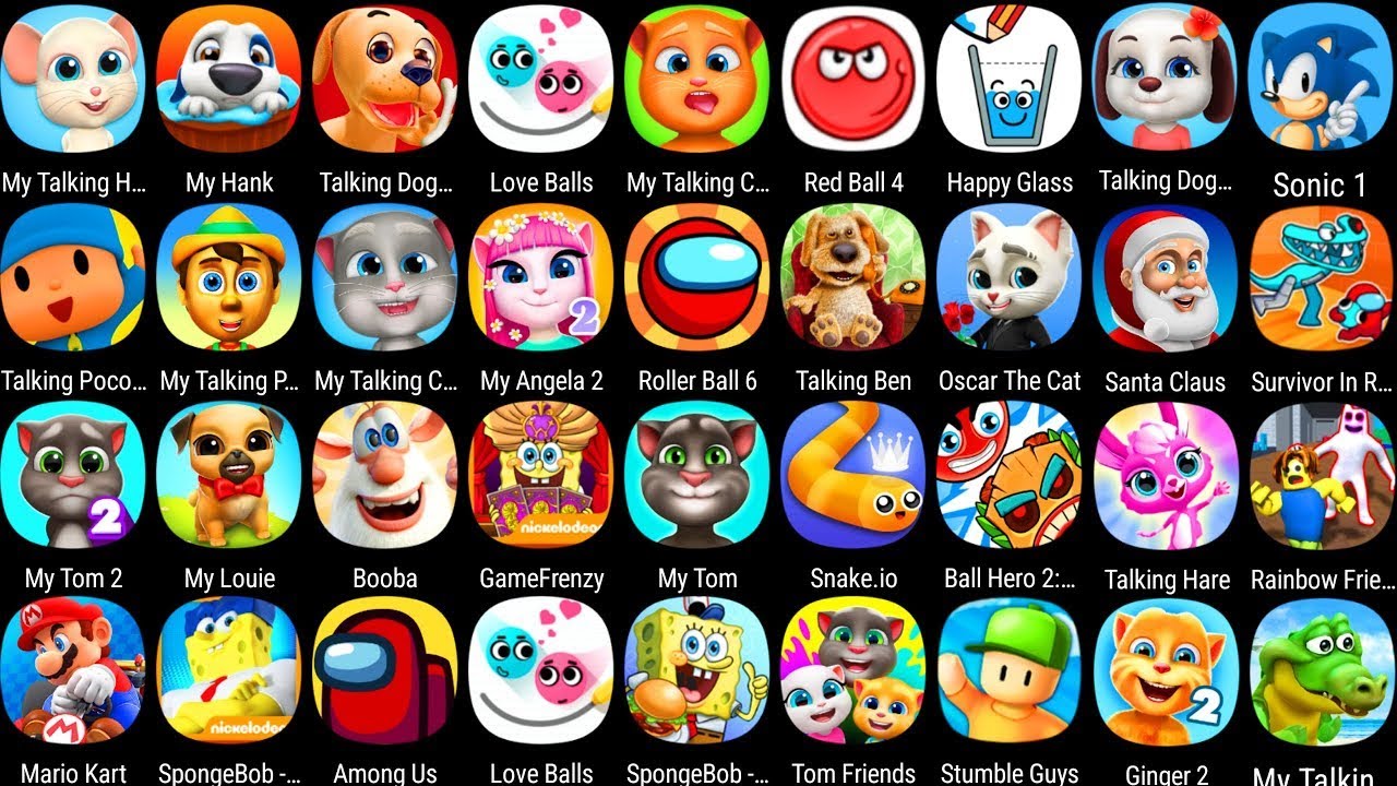 Red Ball 4,Talking Hare,My Talking Hal,Tom Friends,My Tom,Talking ...