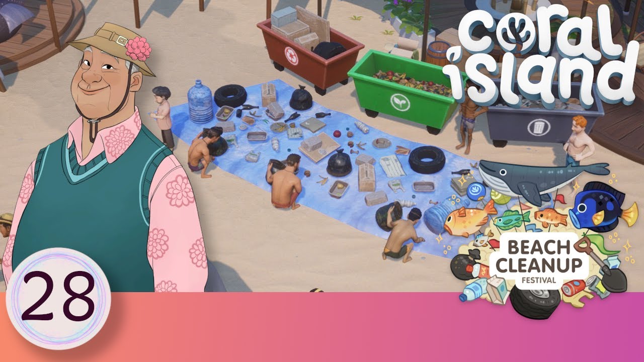 Beach Cleanup Festival and Resource Gathering - Coral Island - Episode ...