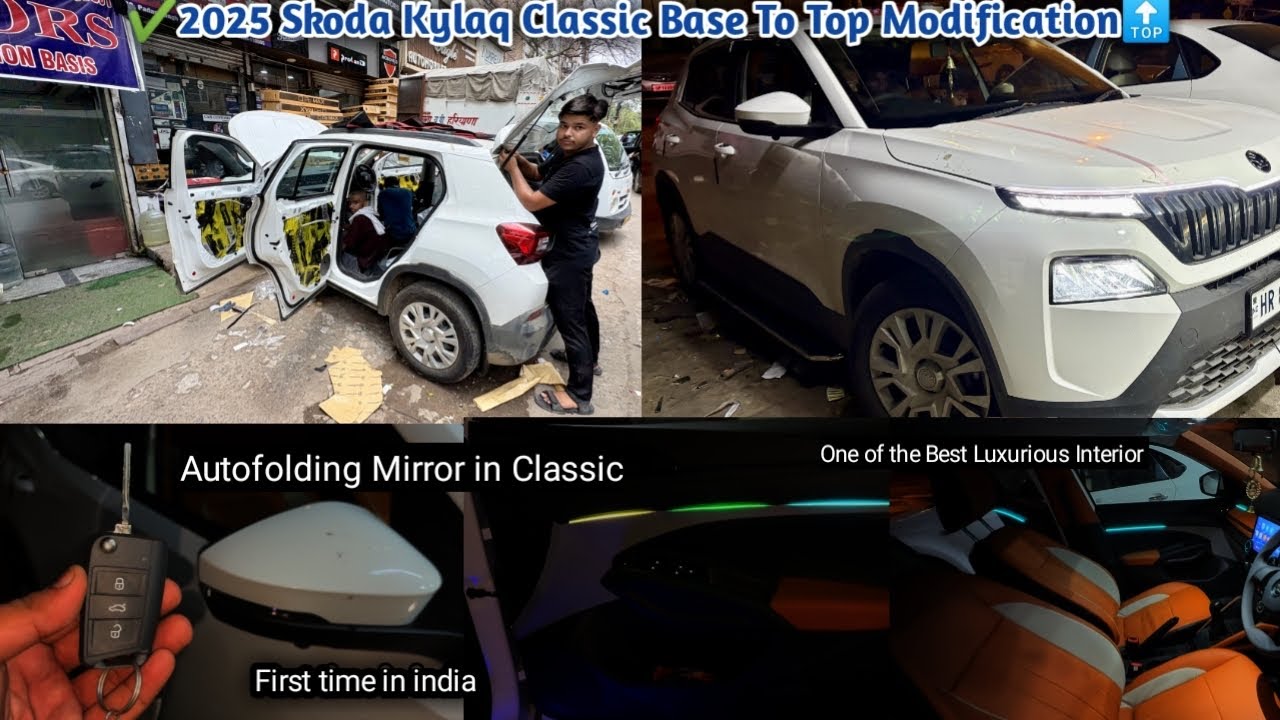 2025 Skoda Kylaq Classic Modification Kylaq base to top Modified Kylaq ...