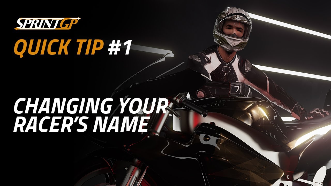 Quick tip #1 Changing Your Racer's Name - YouTube