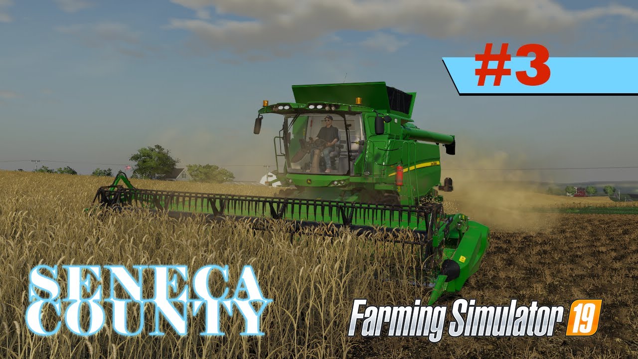 Cultivating & Harvesting Wheat | Seneca County | Farming Simulator 19 ...