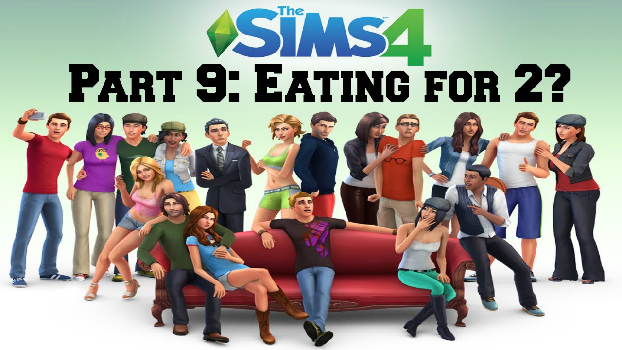 The Sims 4 Part 9: Eating for 2? - YouTube