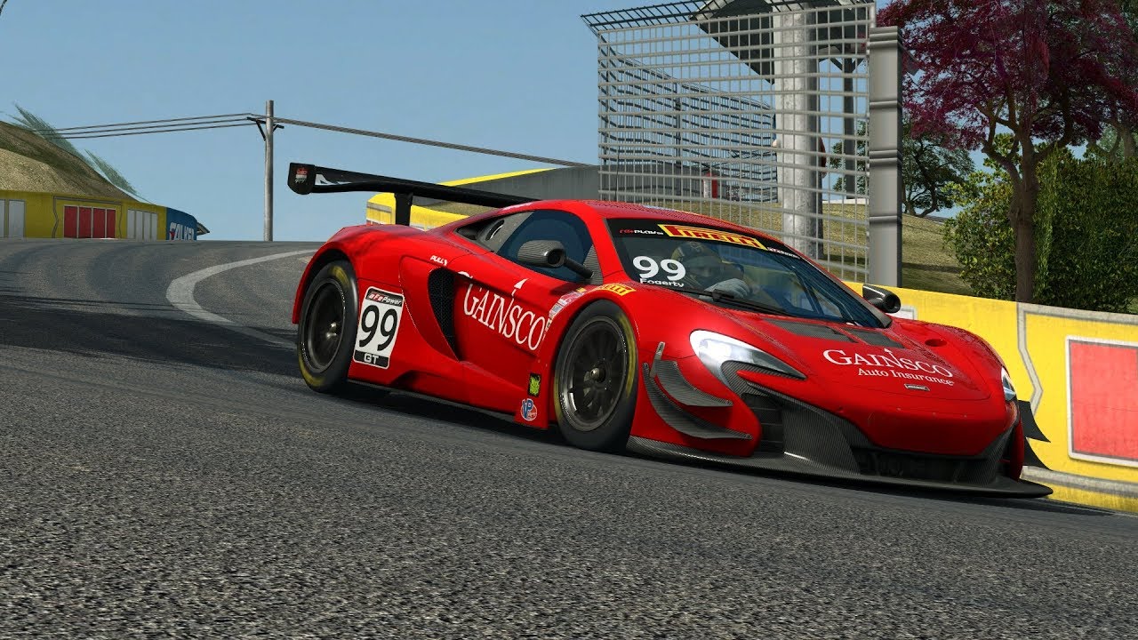 RaceRoom Leaderboard+Setup | Mclaren 650S GT3 @ Bathurst 2:01.716 - YouTube