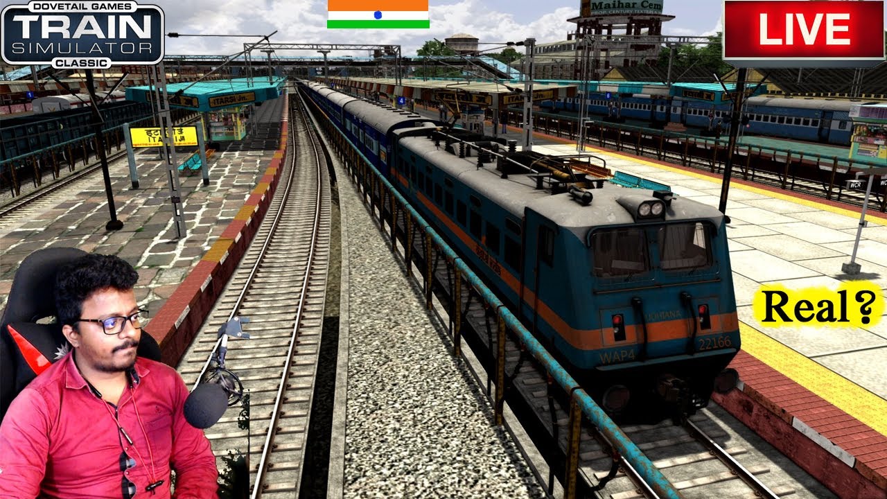 Best Indian PC Train Game Western Central Railway v2 Routes LIVE Stream ...