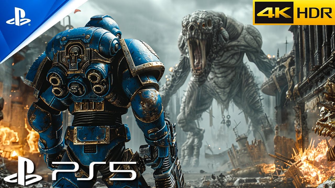 WARHAMMER 40K - NEW Gameplay (PS5) Immersive ULTRA Realistic Graphics ...