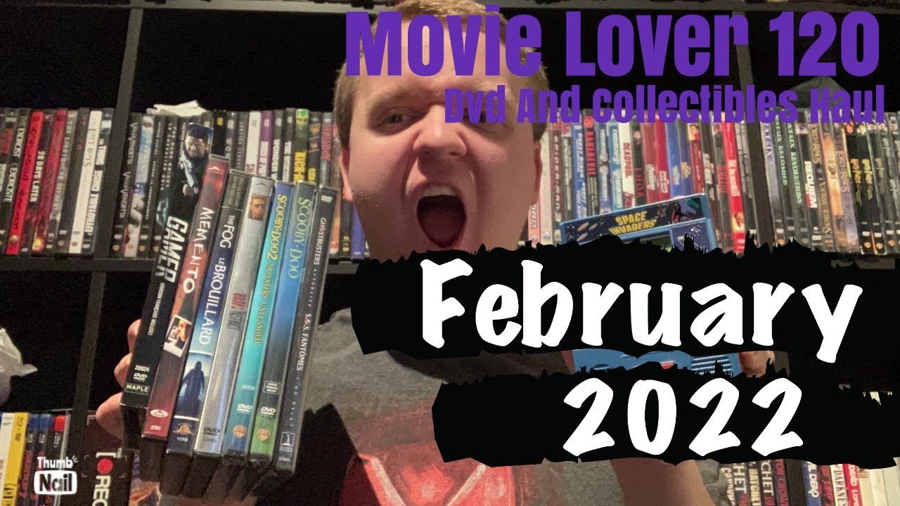 Movie Lover 120 DVD and Collectibles haul (February 2022) - YouTube