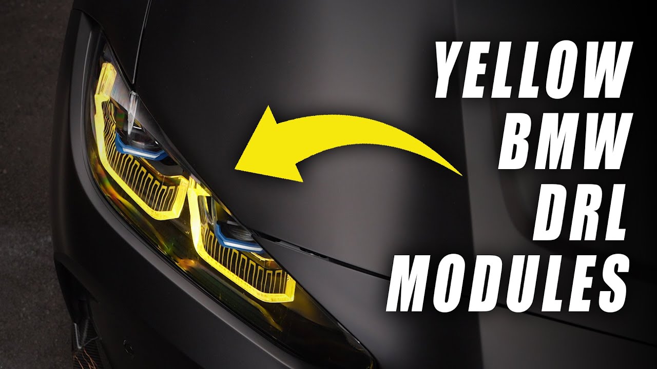 How to Get YELLOW CSL Style DRLS for your G80 M2/M3/M4 - YouTube