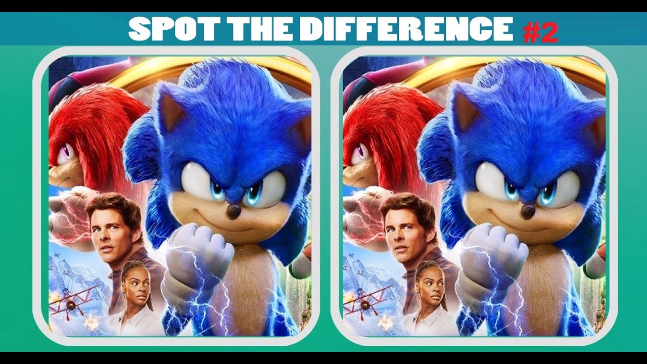 Sonic the Hedgehog 2 | Spot the Differences | #2 Puzzle Game - YouTube