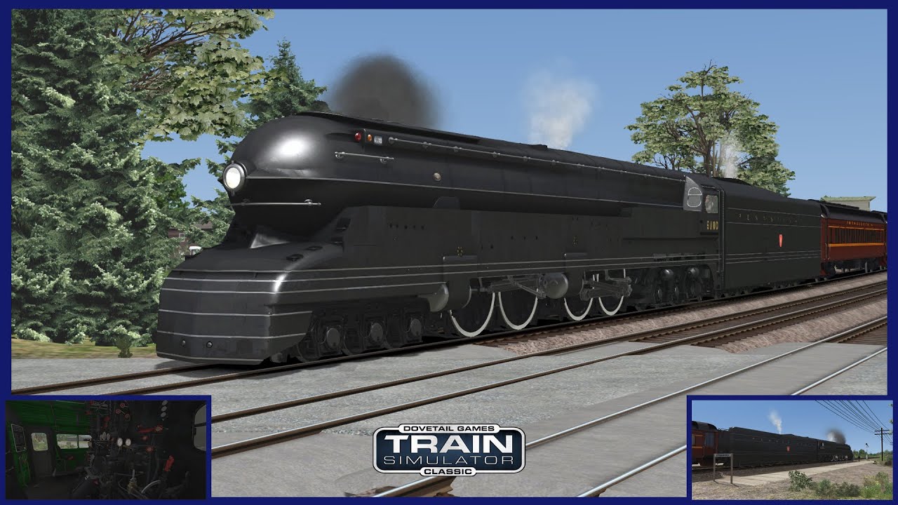 First (successful) run with the PRR S1 'Duplex' ~ Train Simulator - YouTube