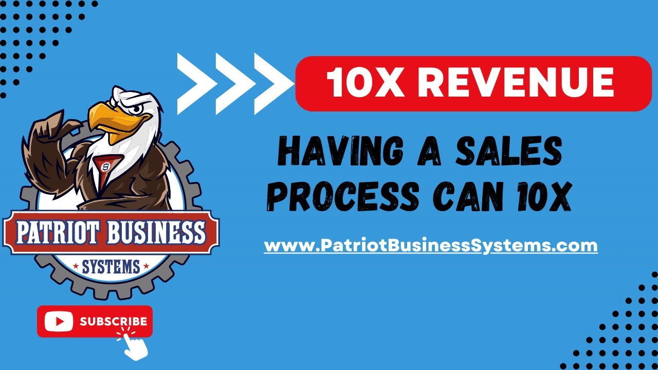 Having a Sales Process 10x Revenue/Income | Systems | CRM | Small ...
