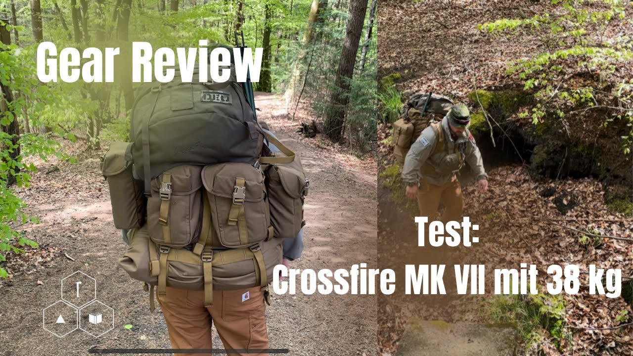 Crossfire Mk VII - Tragetest mit 38kg - YouTube