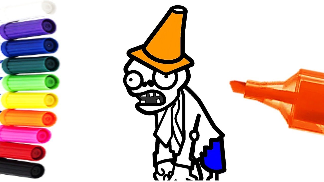 Como dibujar y colorear ¡ZOMBIES!👻 paso a paso FACILES - how to draw ...