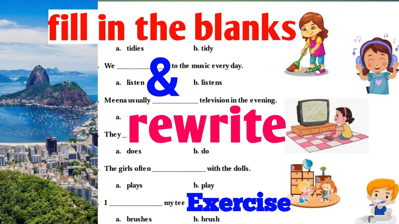 simple present tense | choose the correct option | fast figures - YouTube