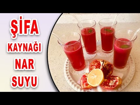 ‼️EVDE  DOGAL ŞİFA KAYNAĞI NAR SUYU NASIL YAPILIR⁉️lezzet garanti 💯💯🍷👌