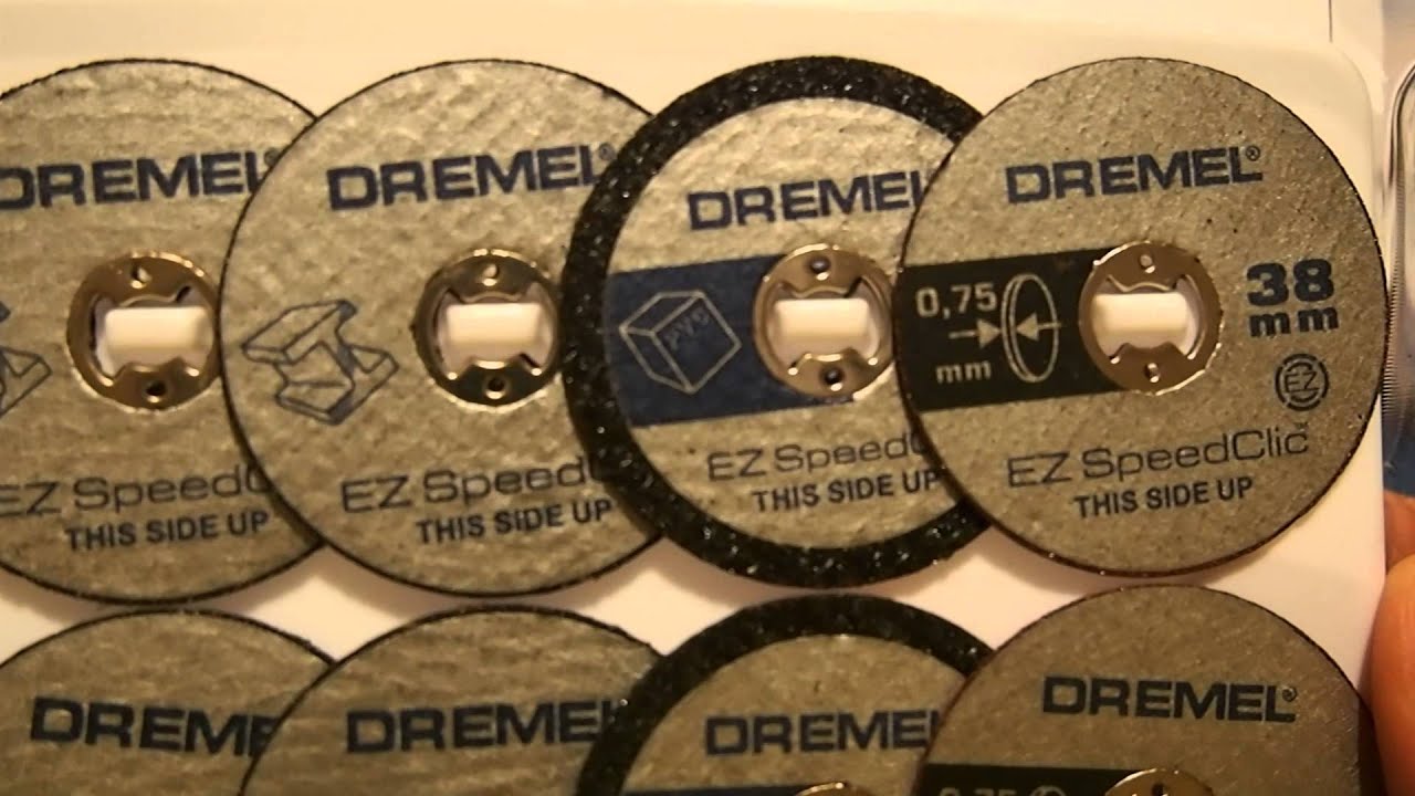 Dremel EZ SpeedClic Cutting Kit 10 - YouTube