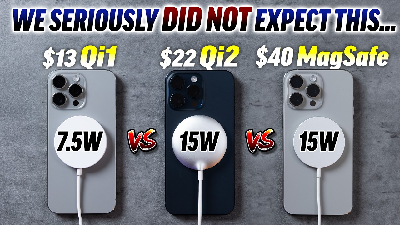Qi Vs Qi2 Vs MagSafe Ultimate Wireless Charging Test YouTube
