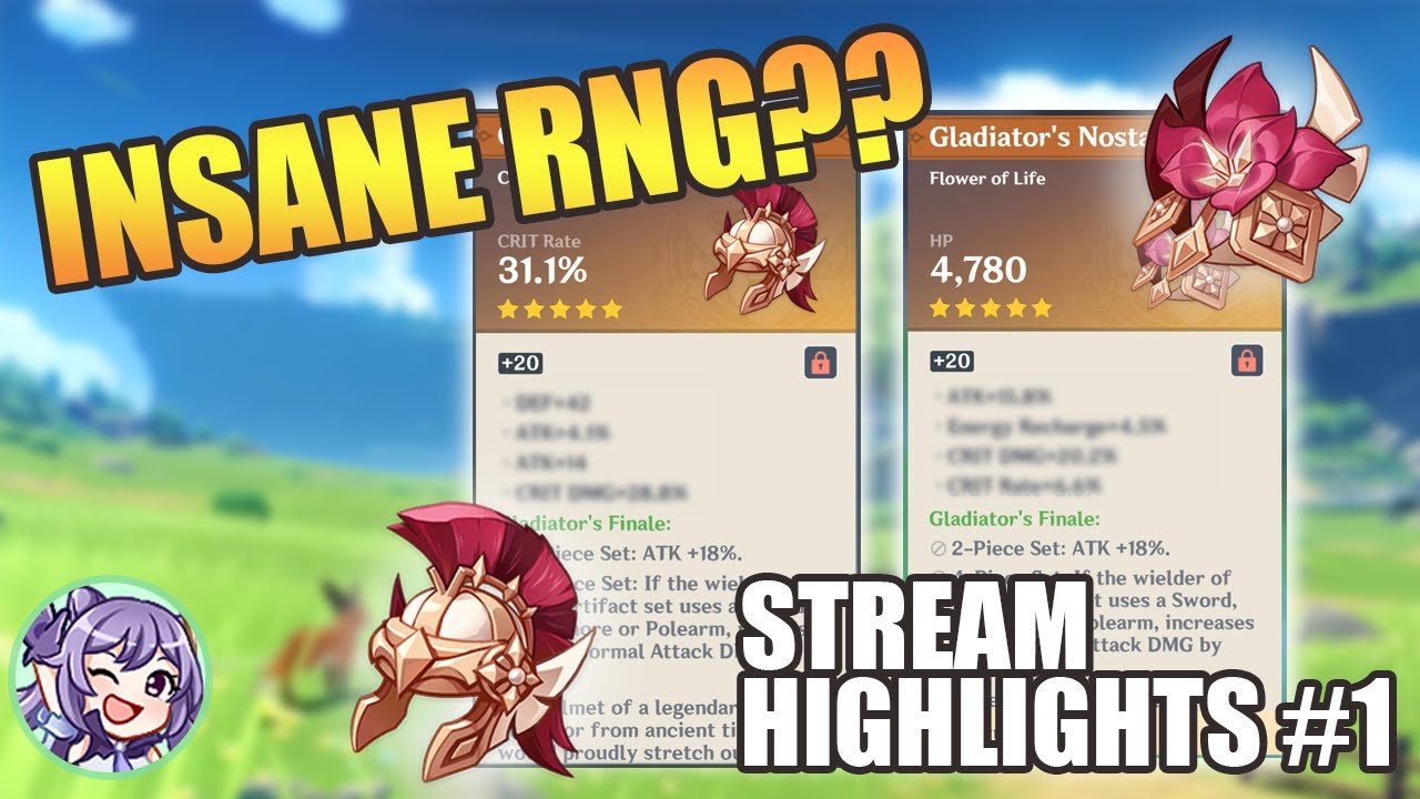I rolled the most INSANE Gladiator artifacts... | Stream Highlights #1 ...
