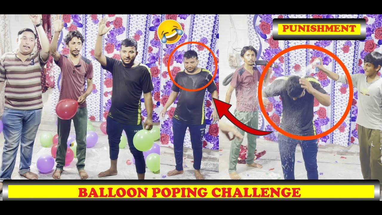 New Balloon Pop Game Challenge👊 Using Needles and Colored Meti Ball # ...