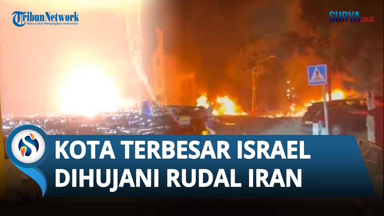 Iran Serang Balik! Kota Terbesar Israel Dihantam Rudal Teheran, Picu ...