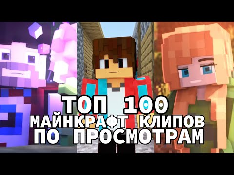 Топ 100 СНГ МАЙНКРАФТ Клипов по Просмотрам