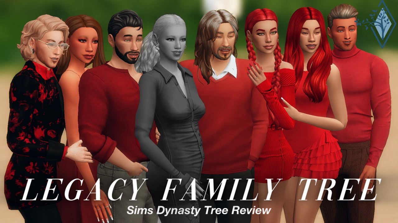 making a NEW family tree for my Sims 4 Legacy family || Sims Dynasty ...