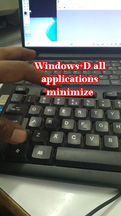 How to minimize all Open application| computer shortcut keys| computer A to Z Shortcut # ...