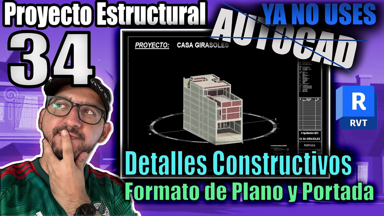 34 (DETALLES CONSTRUCTIVOS: Crear Plano de Portada y de Proyecto ...