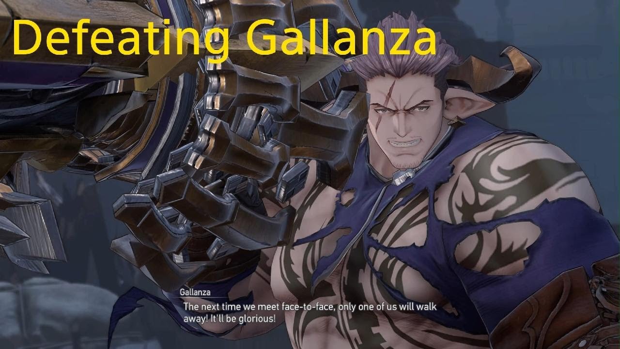 Defeating Gallanza Boss Fight Granblue Fantasy: Relink - YouTube