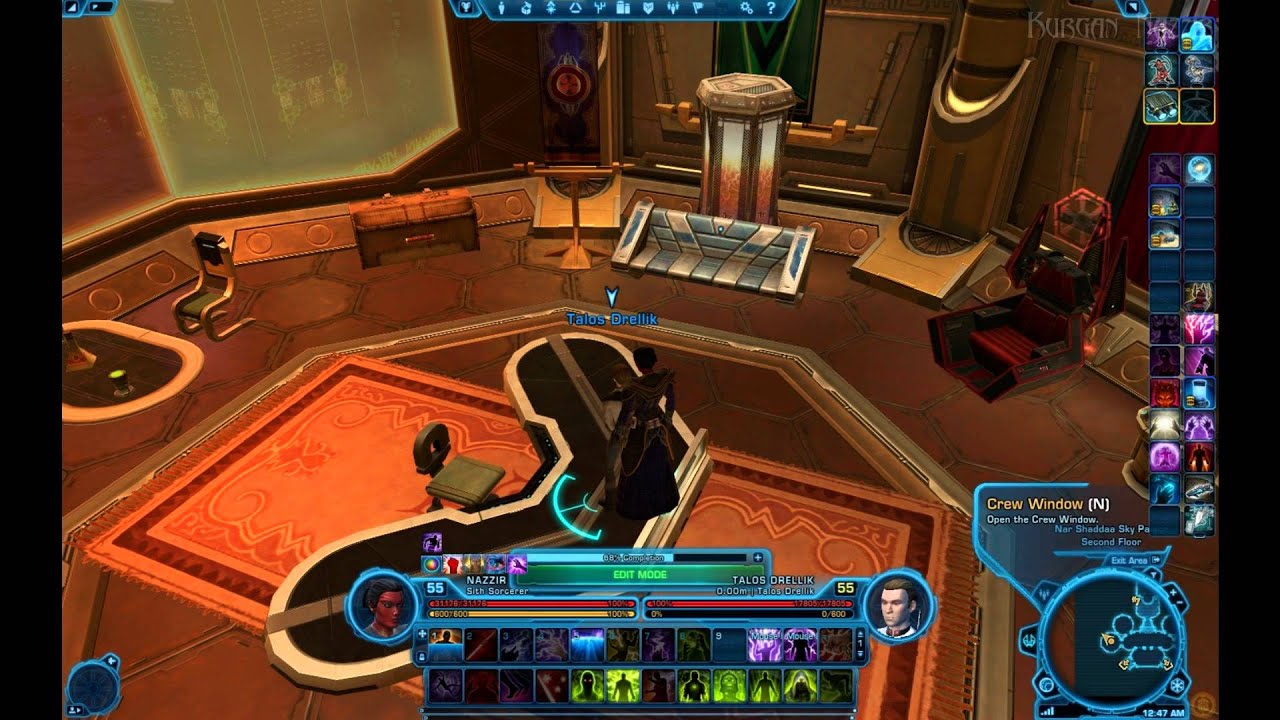 SWTOR - Messing with Talos (Inquisitor) - YouTube