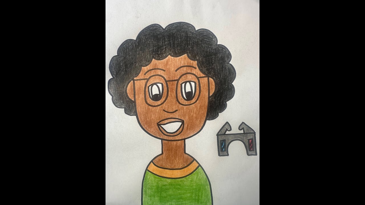 How to Draw Valerie Thomas( Women's History Month) - YouTube