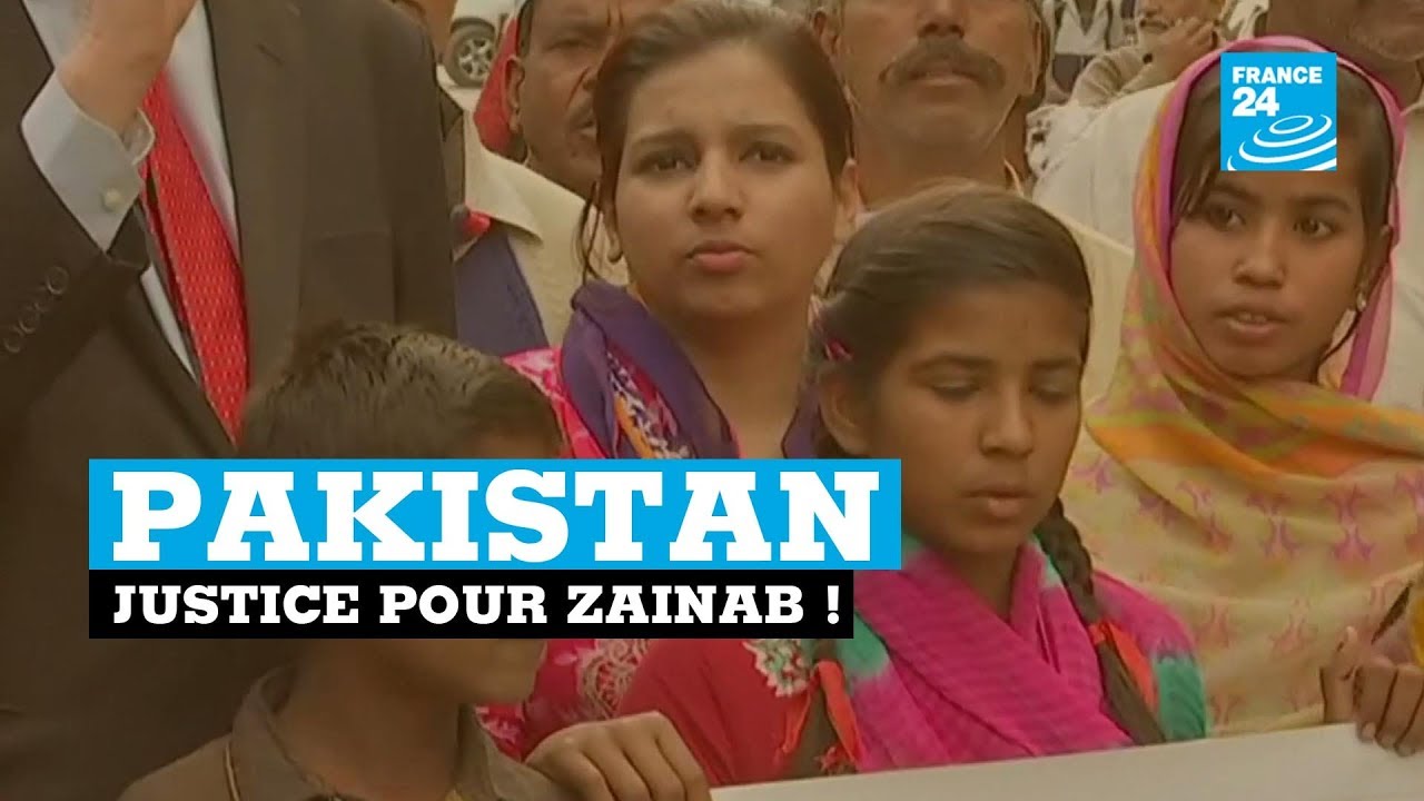 Pakistan, "justice pour Zainab !" - YouTube