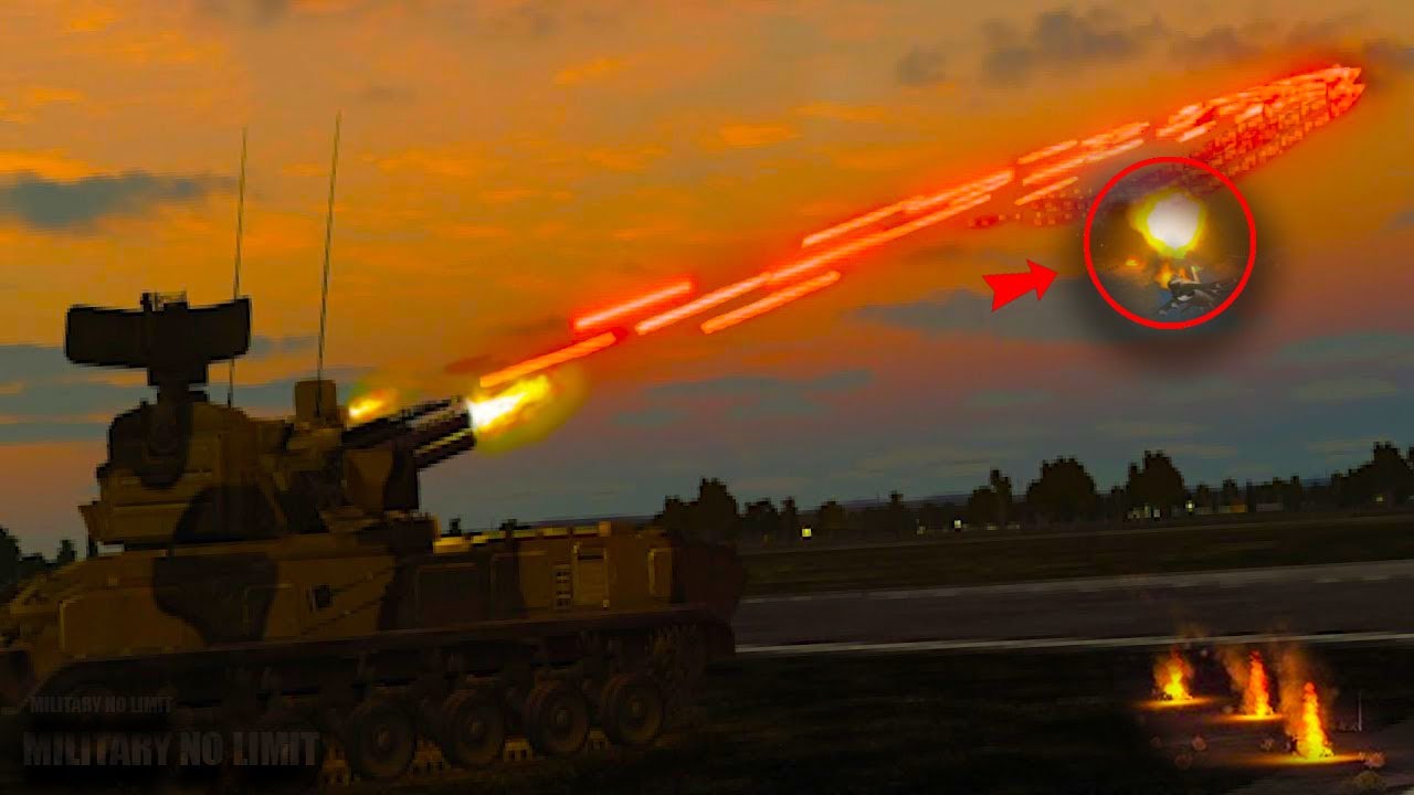 Ukrainian A-10 Warthog Thunderbolt vs C-RAM Shooting Compilation - Arma ...