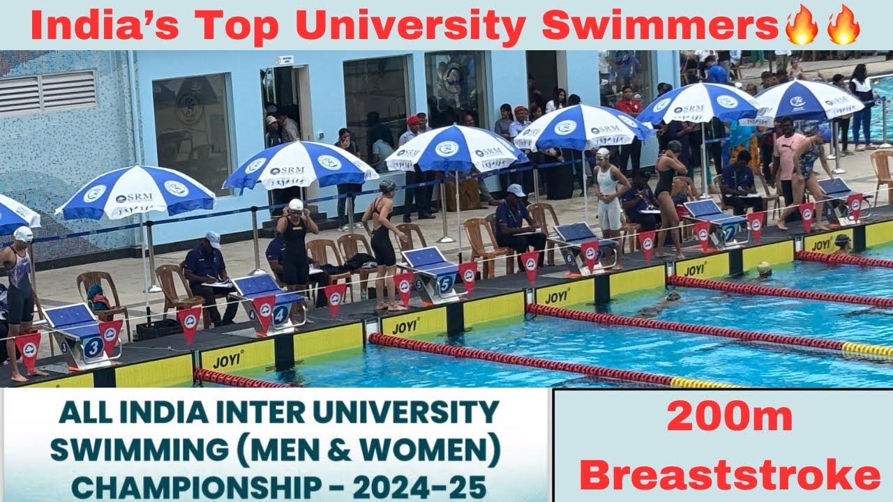 All India Inter University Swimming Championship 2024-25 | 200m ...
