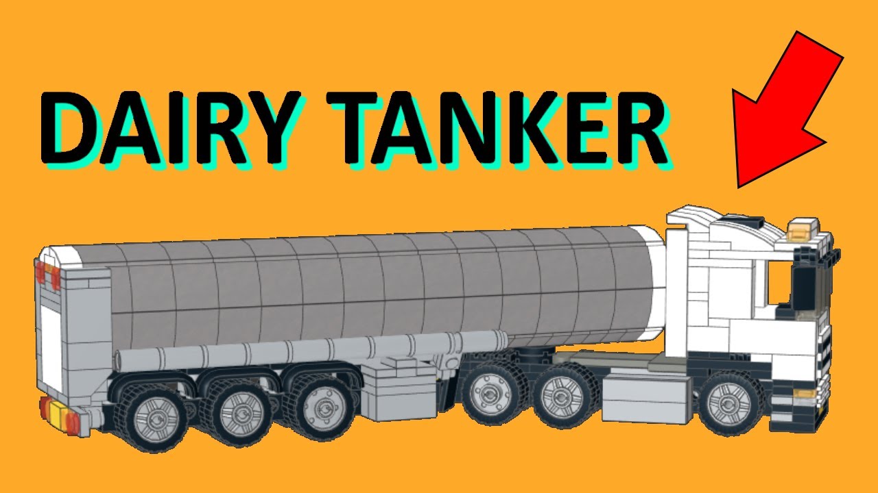 How to BUILD a LEGO Dairy Tanker - YouTube