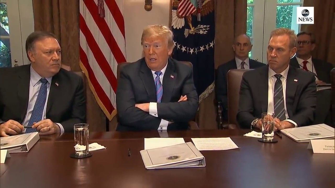 President Trump holds cabinet meeting | ABC News - YouTube
