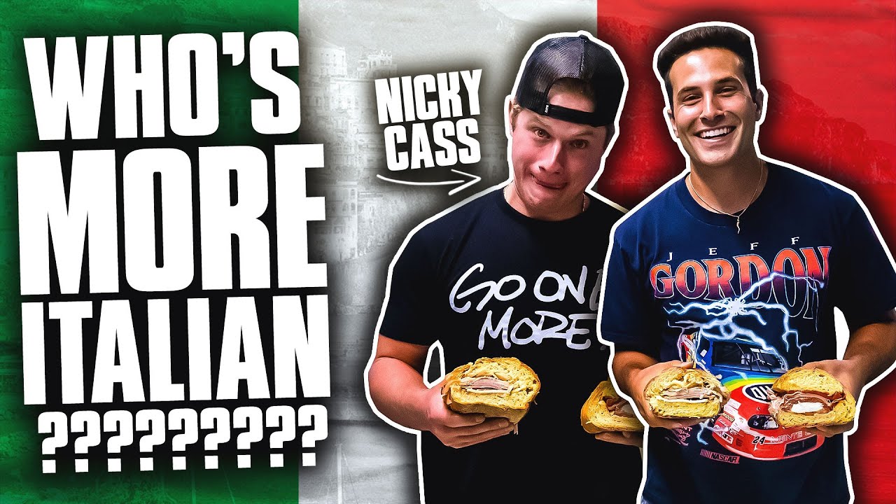 MAKING SUBS WITH THE MOST ITALIAN GUY ON TIKTOK!! (NICKY CASS) - YouTube